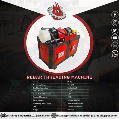 Rebar Threading Machine At Rs In Rajkot ID