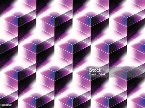 추상적임 기하 제품의 등각투영 벡터 이음새 없는 패턴 배경기술 0명에 대한 스톡 벡터 아트 및 기타 이미지 0명 3차원 형태 공란 Istock