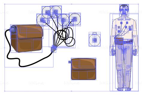 Holter Monitor Vector