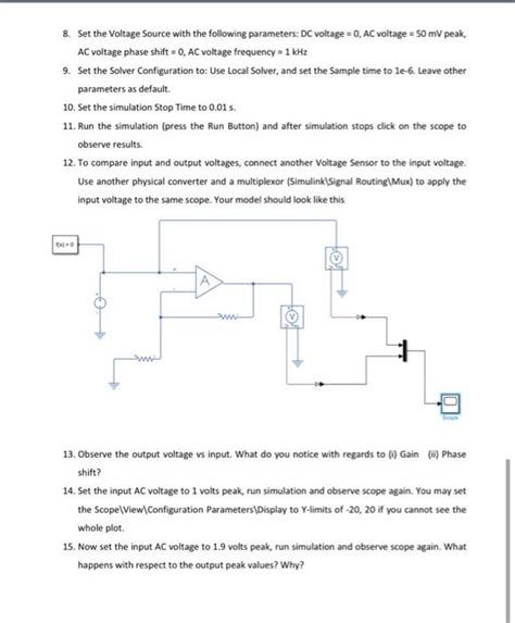 Objectives Simulation Of An Inverting Operational