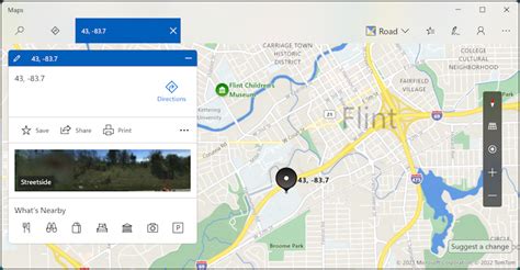 how do i figure out where a lat long address is on a map