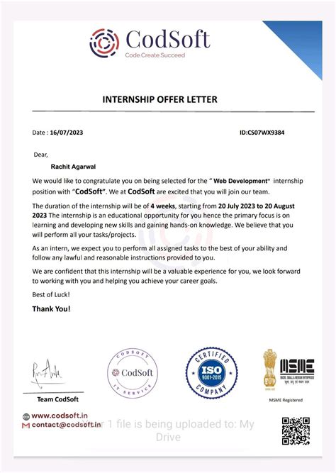 Rachit Agarwal On Linkedin Webdevelopment Codsoft