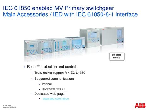 Ppt Iec 61850 Enabled Unigear Powerpoint Presentation Free Download Id 1706992