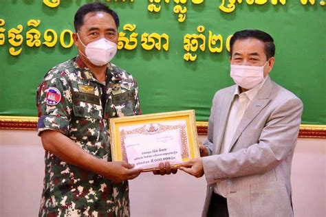 ឯកឧត្តម ម៉ែន វិបុល អញ្ជើញជួបសំណេះសំណាលជាមួយឯកឧត្តម ឧត្តមសេនីយ៍ត្រី មួន សាម៉េត ស្តីពីវឌ្ឍនភាព