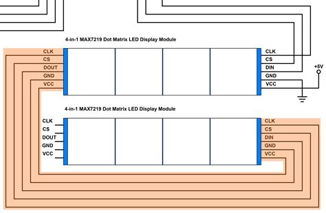 Dot Matrix LED Display Digital Clock Part 1 Hardware CircuitBread