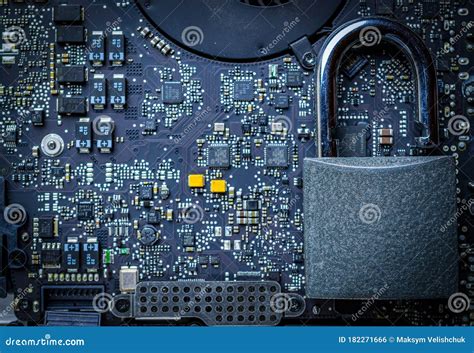 Data Protecting Security Concept Computer Internet Protection With