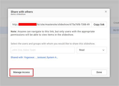 Managing Slideshows Embedded Bi Bold Bi Documentation