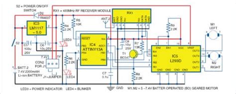 Joystick Controlled Robot Full Electronics Projects