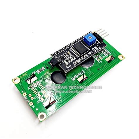 Blue LCD 162 With I2C Interface Denakan Technologies