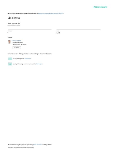 Six Sigma Concepts Pdf