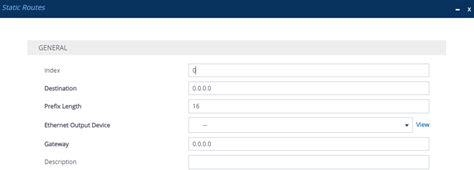 Configuring Static IP Routes