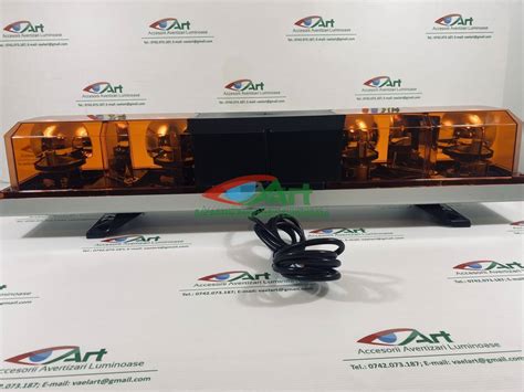 Rampa Girofar Cu Bec Halogen 12v