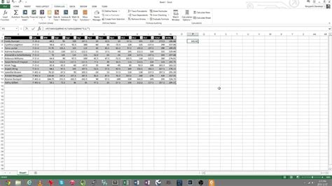 Excel 101 Tables Formulas Conditional Formats Sortfilter Youtube