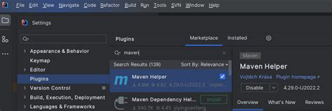 Mavenidea添加maven依赖分析插件 Leli 博客园