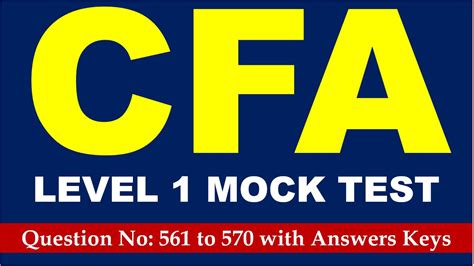 CFA Level 1 Exam 57 Questions Bank Answer Keys AMBIPi