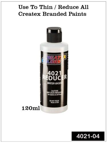Createx Colors 4021 Reducer 120 Ml Airbrush Thinner And Flow Enhancer Airbrush Megastore