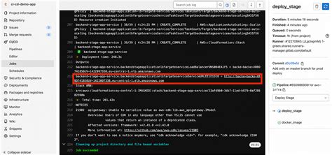 create ci cd pipeline in gitlab with aws cdk docker spring boot and