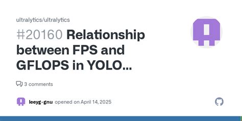 Relationship Between Fps And Gflops In Yolo Models · Issue 20160