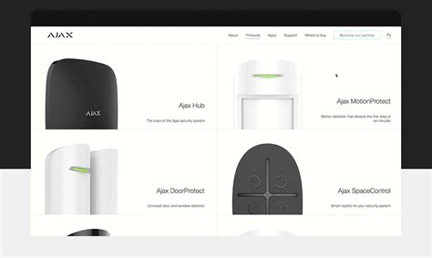 Ajax Brand Site Interactive Design User Experience On Behance