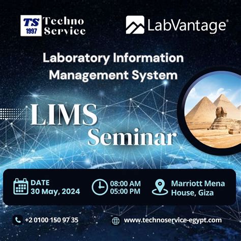 Learn About Lims At Labvantage Seminar Techno Service Co Posted On The Topic Linkedin