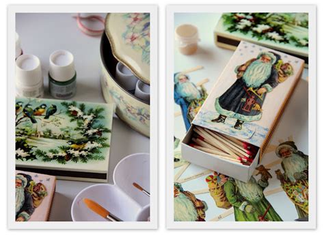 CreJJtion Decorated Match Boxes