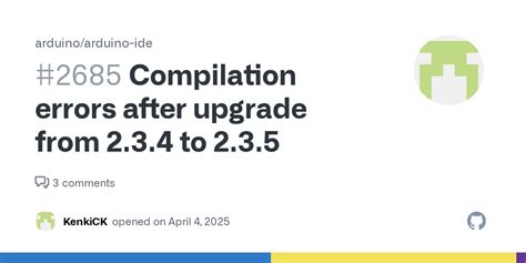 Compilation Errors After Upgrade From 234 To 235 · Issue 2685