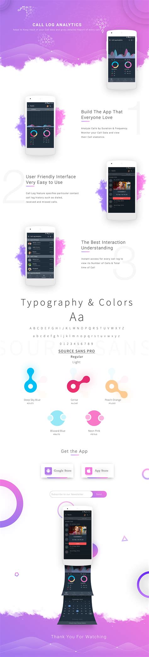 Call Log Analytics On Behance