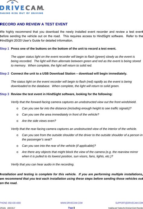 Lytx Dciii Video Event Recorder User Manual Installation Instructions