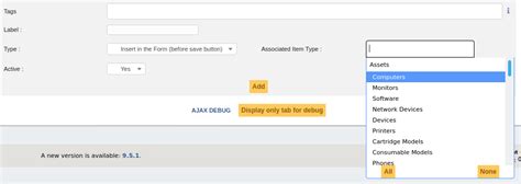 Unable Add Field In Form Of A Tab Above Save Button · Issue 348 · Pluginsglpifields · Github