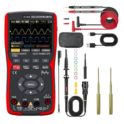 Digital Handheld Oscilloscope Multimeter Waveform Signal Output 2