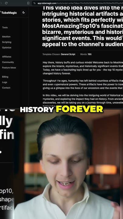 Ai Writes Viral Top 10 Script Tubemagic Demo Youtube