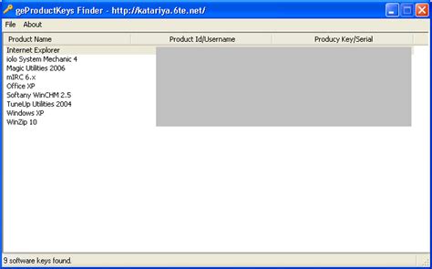 Download GeProduct Key Finder MajorGeeks