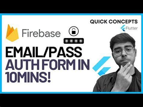 Email And Password Authentication In Flutter Using Firebase Flutter