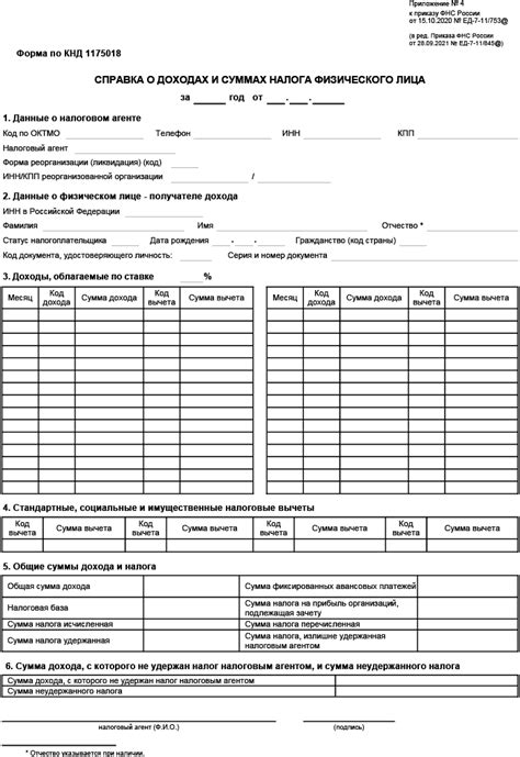 Справка 2 НДФЛ за 2023 год скачать бланк образец