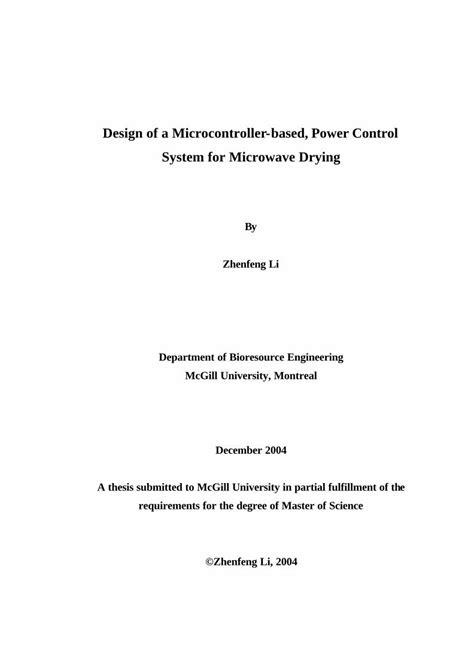 PDF Design Of A Microcontroller Based Power Control System Design Of A Microcontroller