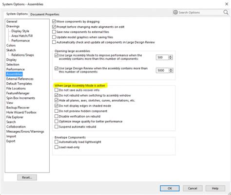 Large Assembly Tips Tricks