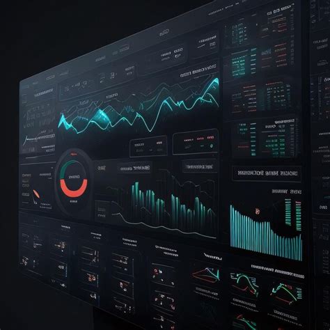 premium photo futuristic user interface with graphs and charts 3d