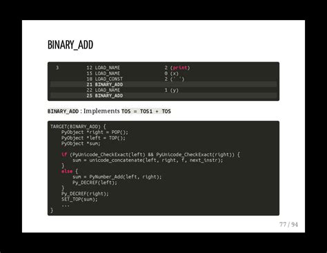 Architecture Of Cpython Part 1 Speaker Deck