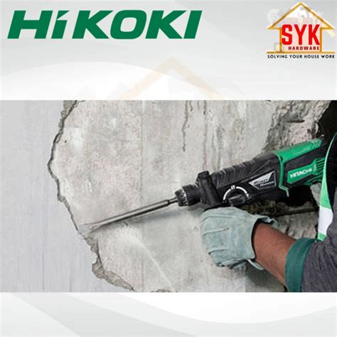 Syk Hikoki Hex17 Bull Point Flat Chisel Hammer Machine Concrete Breaker Chisel Mata Pahat