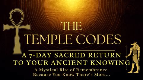 Enter The Temple Codes