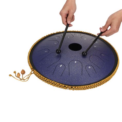 Hluru 14 Inch 14 Tone C Key Ethereal Drum Steel Tongue Percussion