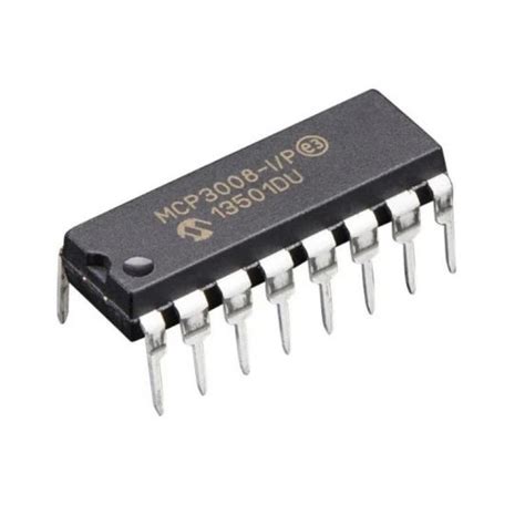 Buy MCP3008 8 Channel 10 Bit A D Converter With SPI Interface IC DIP 16 Package Online In Egypt