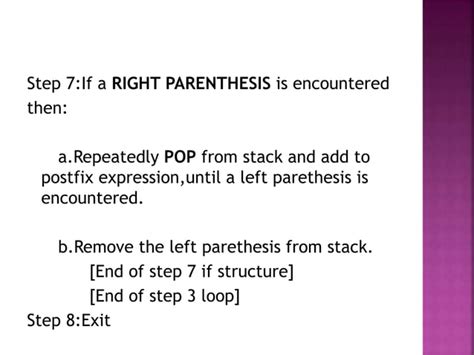 infix postfix expression conversion ppt