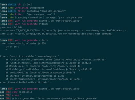 Ci Faild Local Build Error Issue Ant Design Ant Design Icons Github