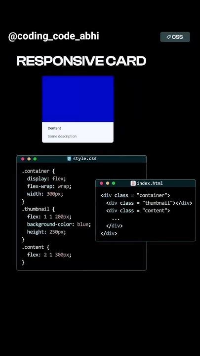 Responsive Card Effect Using Css Grid Areas And Html5 Semantic