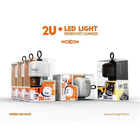Moxom Mx Hc49 2 4a Fast Charge Adapter Auto Id Dual Output With Led Light Shopee Malaysia