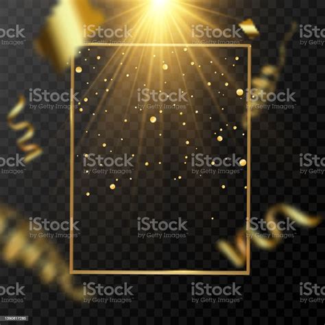 검은 색 배경에 고립 된 금 뱀과 색종이 벡터 그림입니다 Celebrate Brooklyn에 대한 스톡 벡터 아트 및 기타 이미지 Celebrate Brooklyn