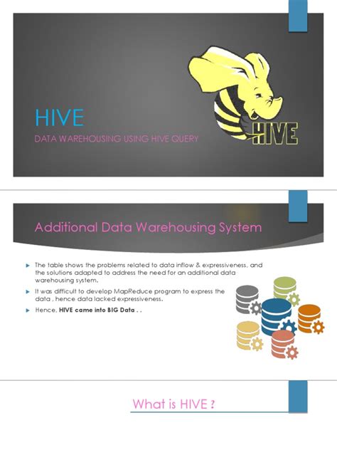 04 Bigdata Hive Pdf Apache Hadoop Information Technology