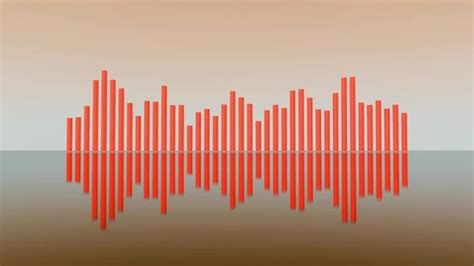 Seamless Loop Audio Spectrum Visualizer Soundwave Effect Music Visualizer Background Audio