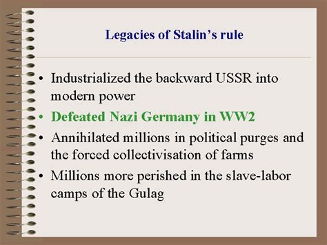 Impact Of Stalins Rule Stalin Voted Thirdbest Russian